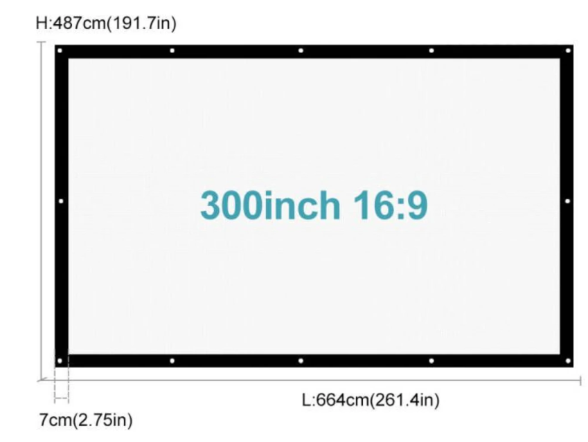 Arriendo pantalla gigante telon cine exterior lona para eventos