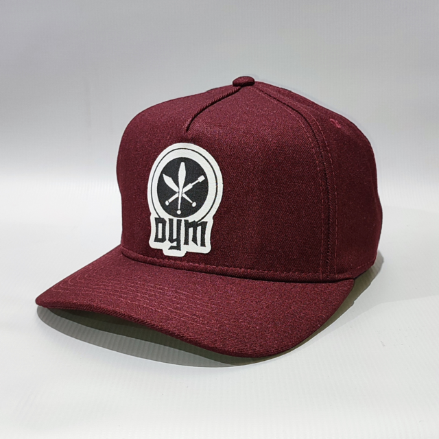 BONÉ DYM SNAPBACK ABA CURVA LOGO DYM - VINHO - DYM