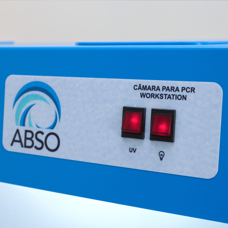 CÂMARA de TRABALHO para PCR, DNA E RNA - WORKSTATION ABSO