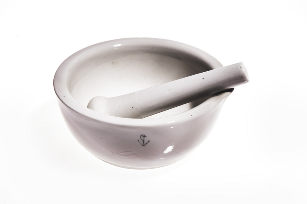 Mortero 25,4cm Porcelana c/Pilón - DP Colors