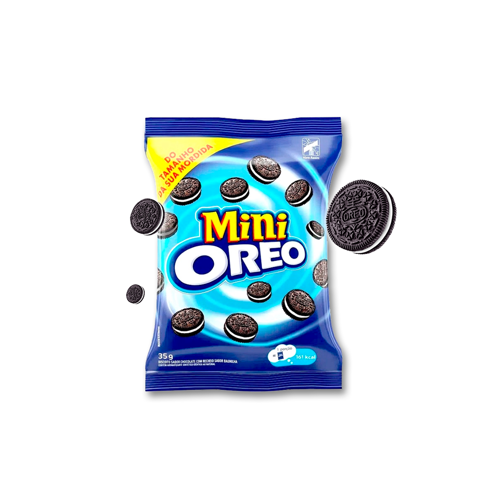 MINI OREO BAUNILHA COM 4X350G - Cousins Embalagens