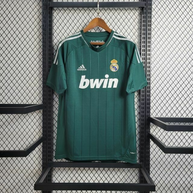 Camisa Retrô Real Madrid 12/13 Away Adidas - Verde