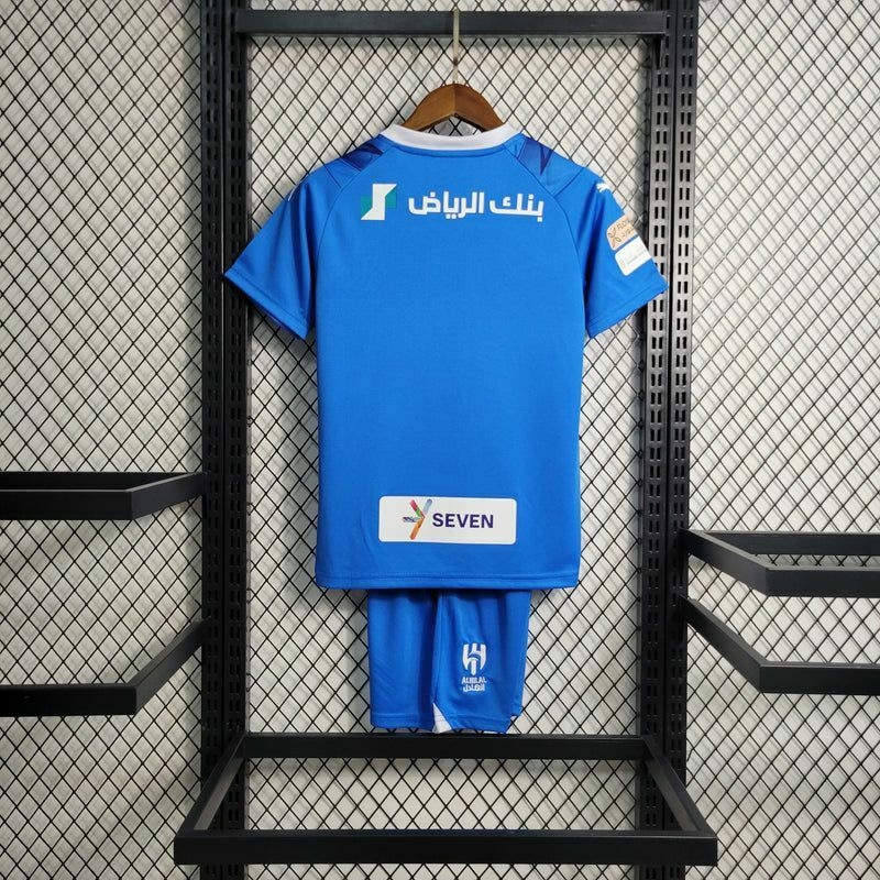 Kit Infantil Al Hilal Home 23/24 - Azul