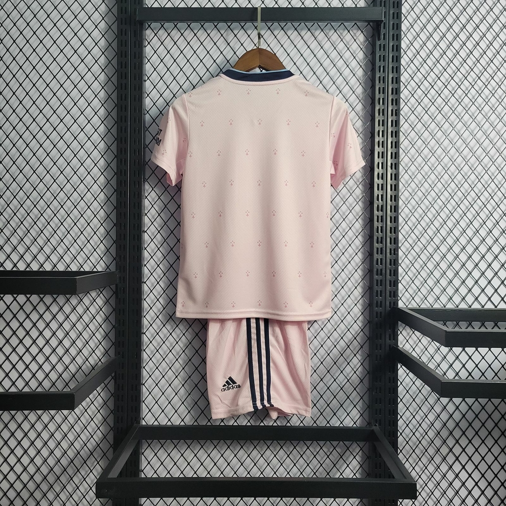 Kit Infantil Arsenal III 2022/23 - Rosa