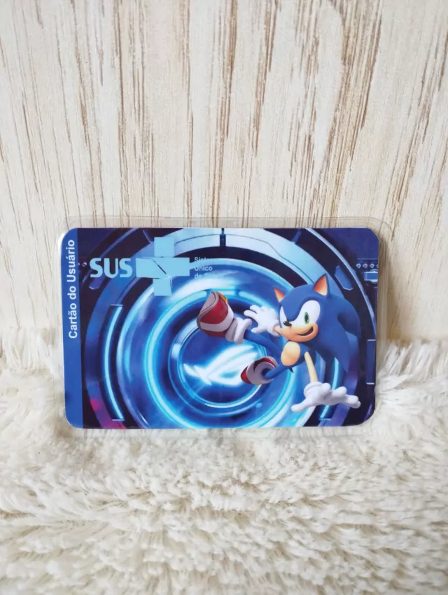Cartão SUS Sonic - Rayla Pereira Personalizados