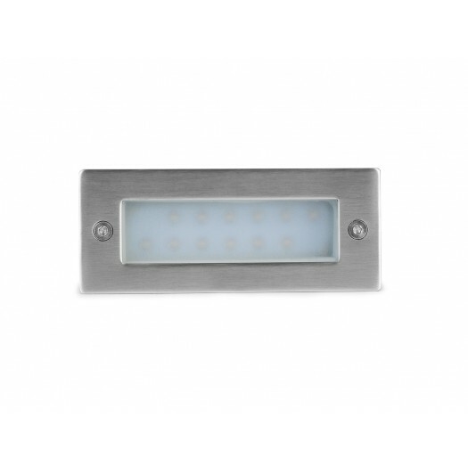 EMPOTRADO PARA MURO INOXIDABLE LUZ CALIDA 3720-LED