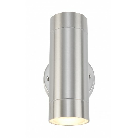 CALUX ARBOTANTE DE EXTERIOR DOBLE DE ACERO INOXIDABLE BASE GU10 7031-A