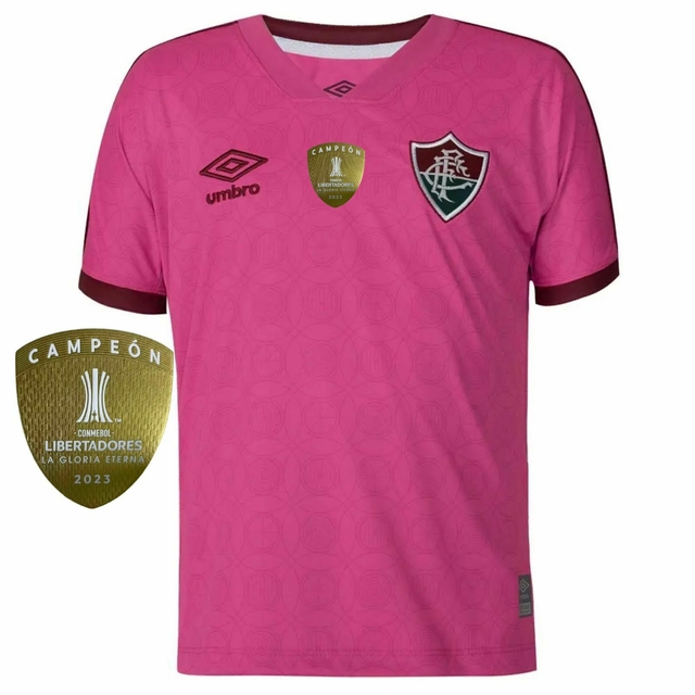 Camisa Fluminense Outubro Rosa 2023/24 Masculino - Torcedor Umbro