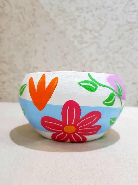 Vaso Cerâmica Cachepot – Colorful Plants