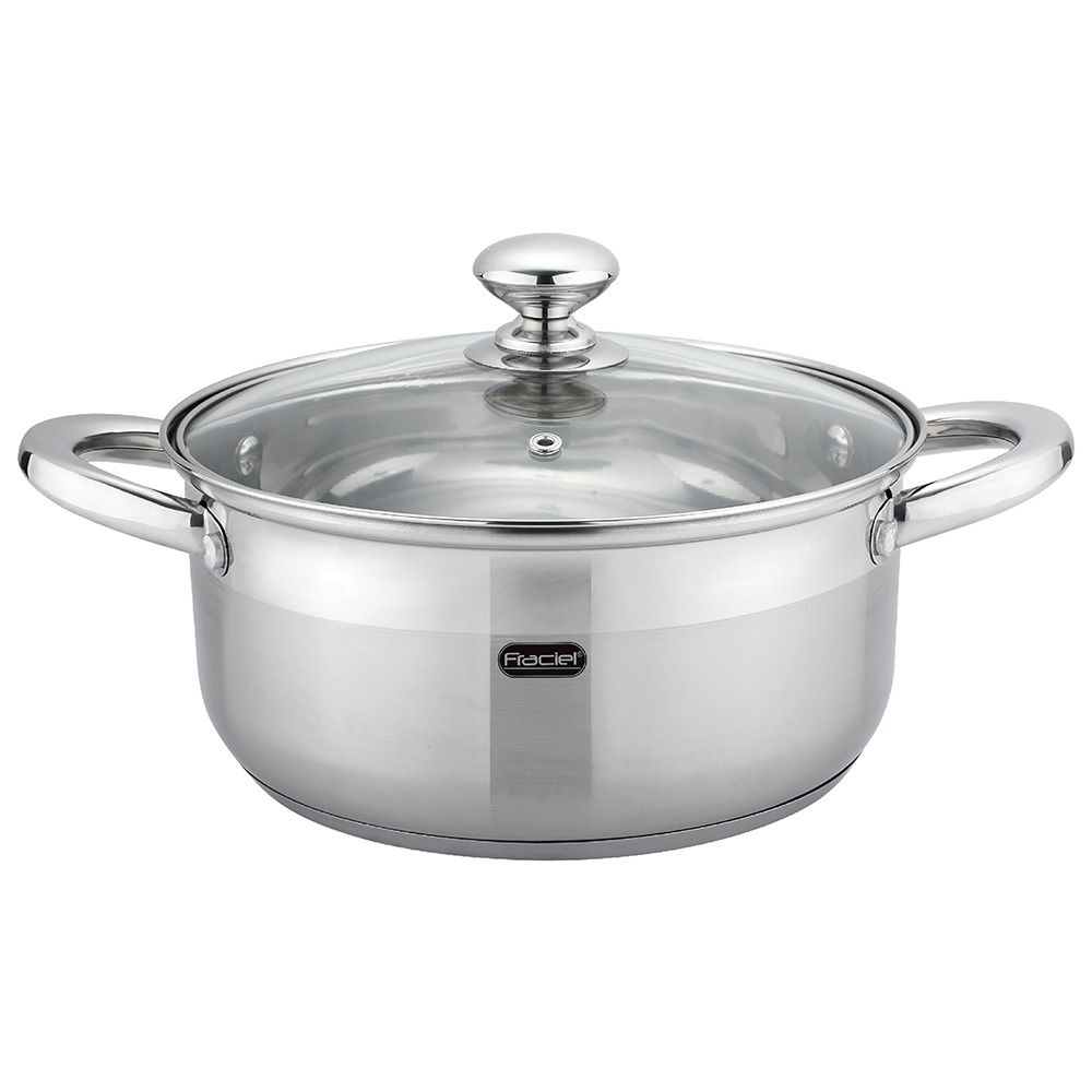 Batería De Cocina Luxor 7 Pz Acero Inox Inducción Fraciel