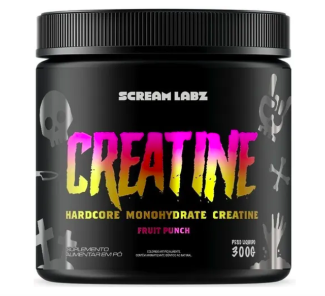 Creatina Scream Labz Hard Core com Sabor - SCREAM LABZ