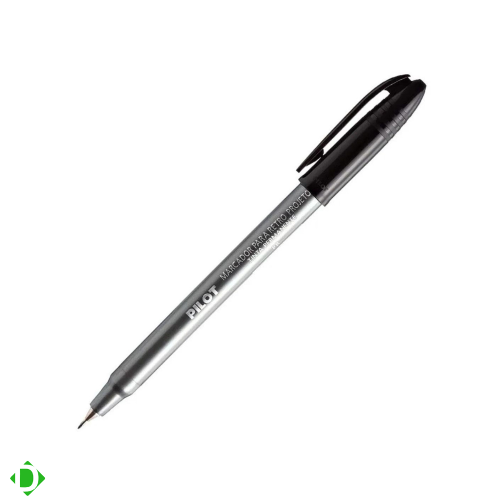 PINCEL RETROPROJETOR PILOT 1.0 PRETO C/12