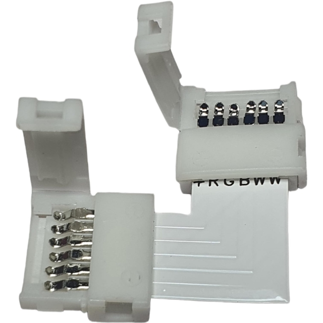 TECNO CONECTOR 6 PINES RGBCC+ 5pzas - TECNOINGENIE