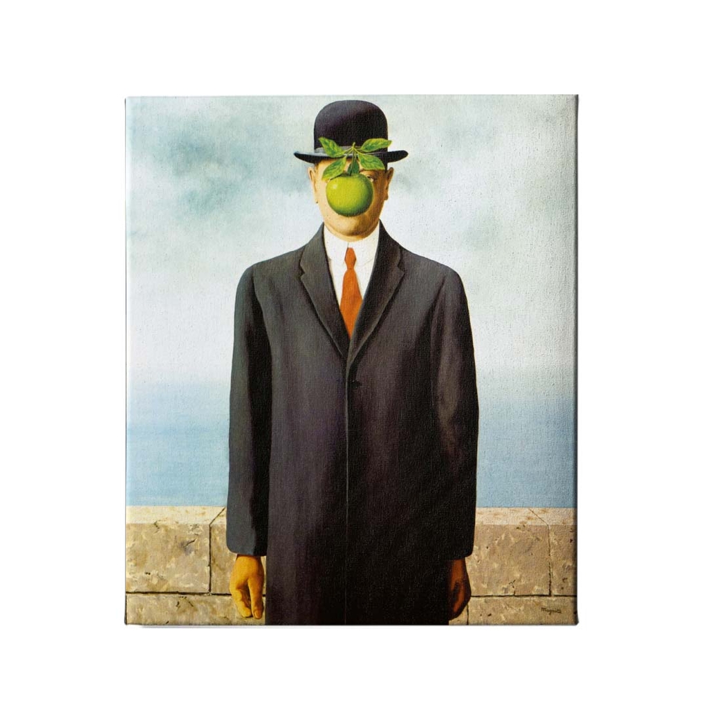 Quadro Decorativo René Magrittembrant O filho do Homem