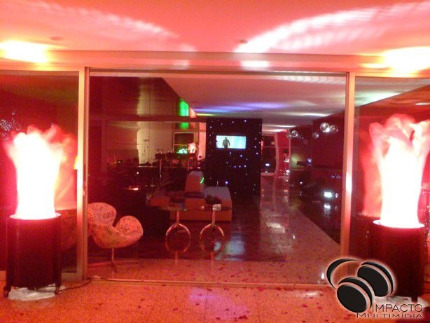 Locação de Virtual Flame (fogo virtual)