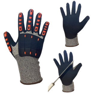 Guante anti-impacto y anticorte nivel 5