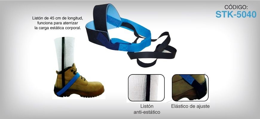 Talonera antiestática Jyrsa STK-5040