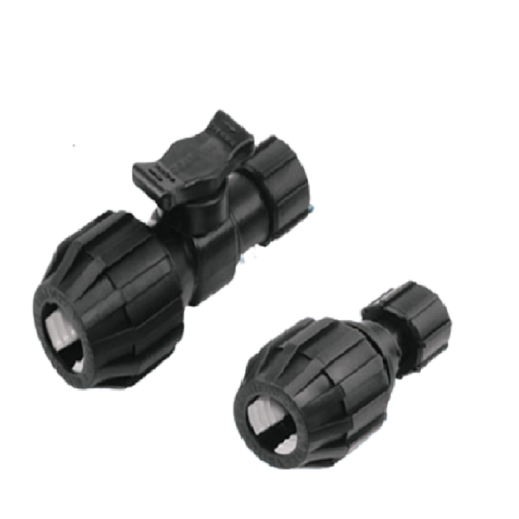 VALVULA llave COMPRESION PEAD, EMPALME PEAD COMPRESION X TL.