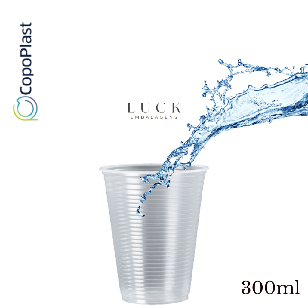 COPO DESCARTÁVEL 300ML C/100 - COPOPLAST