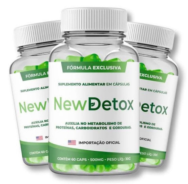 New Detox 60 Cápsulas- Fórmula Exclusiva