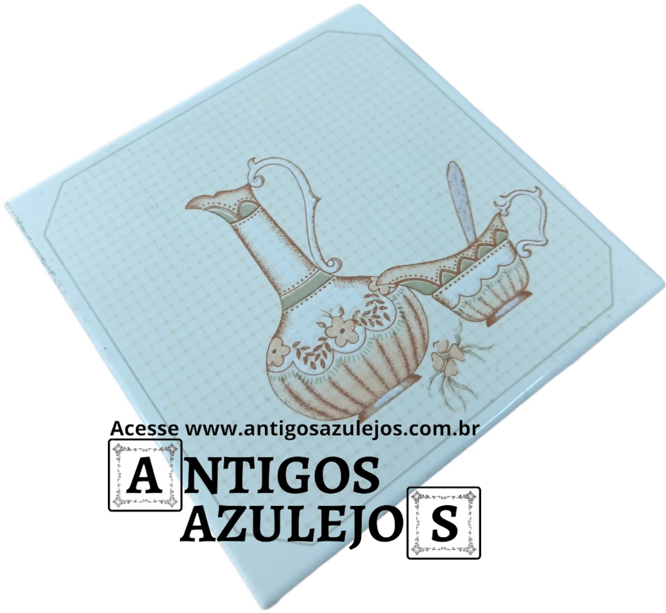 Azulejo Antigo Cecrisa 15,5x15,5 Ref : AA83