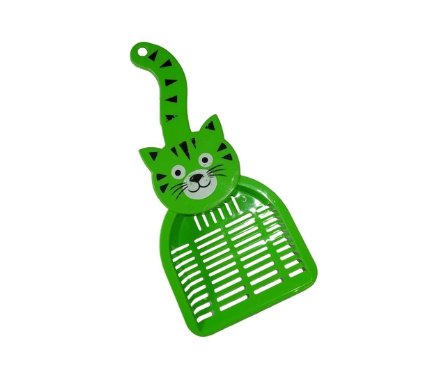 Pala estampada mediana para arenera - Bastet pet