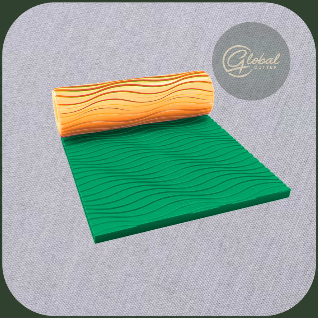 Rolinho Textura Ondas RLT3 - Comprar em GLOBAL CUTTER