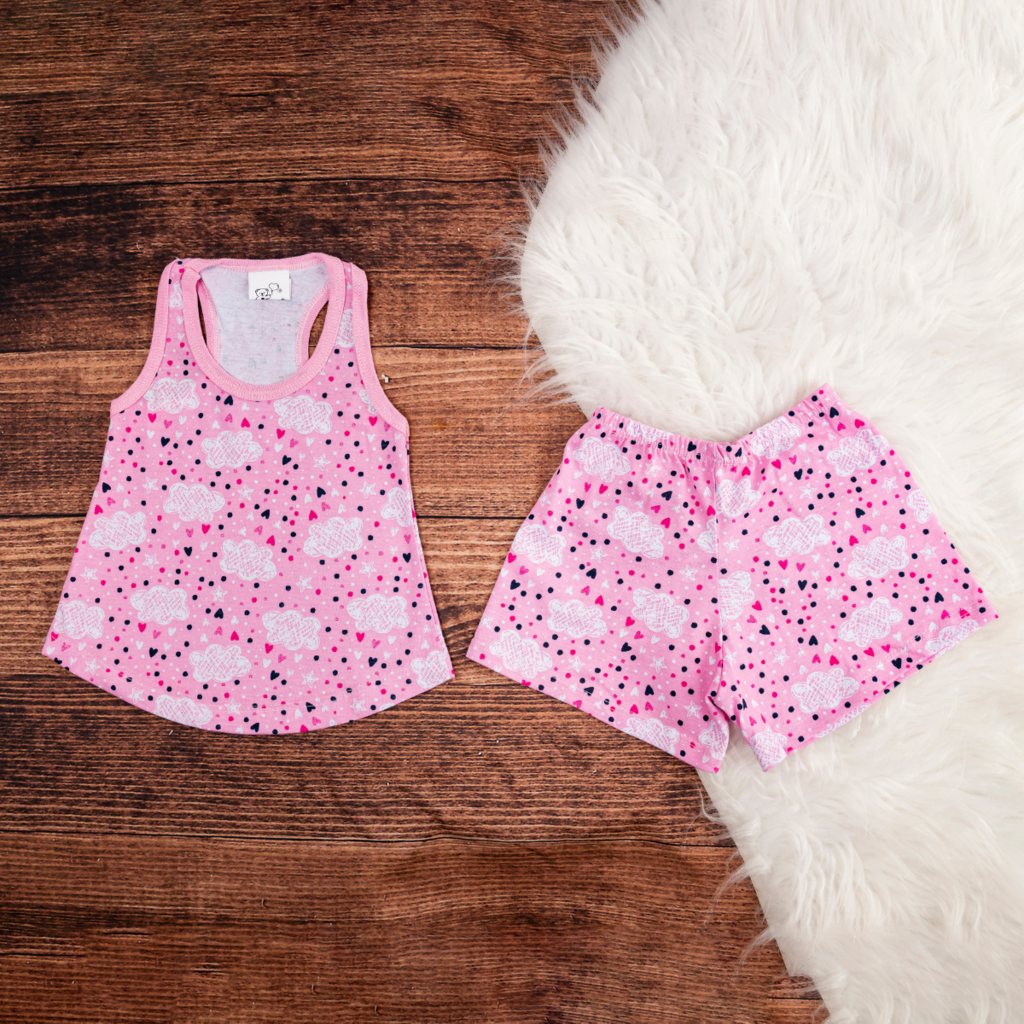 Kit 3 Pijamas Infantil 100% Algodão Menino Menina 1 2 3 anos