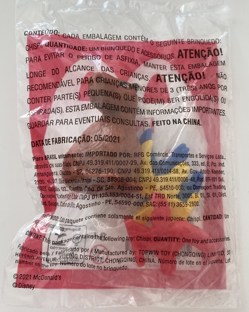 Chispi - Colecionáveis McDonald's