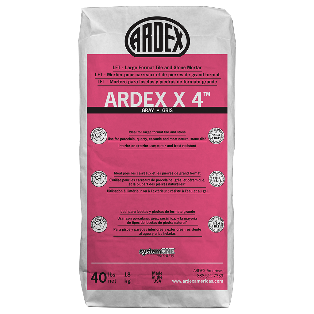 Adhesivo Para Grandes Formatos Ardex X5 Gris 18.14 kG