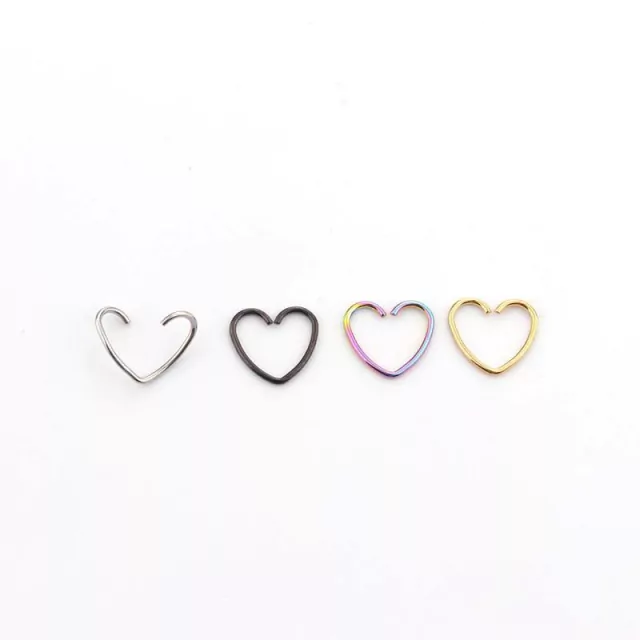 piercing helix corazón