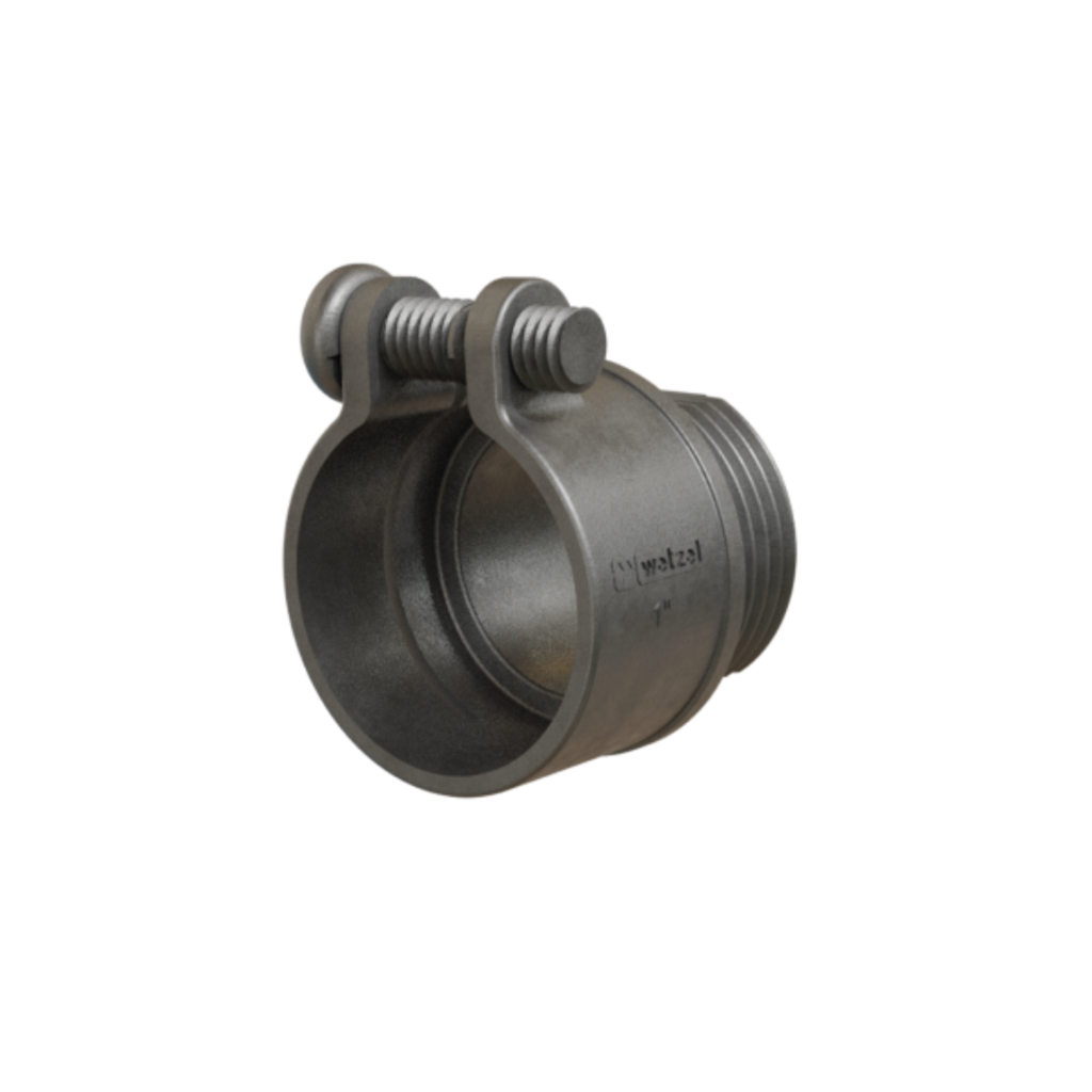 Conector Reto Tipo Box Alumínio 1"Pol BSP - Wetzel