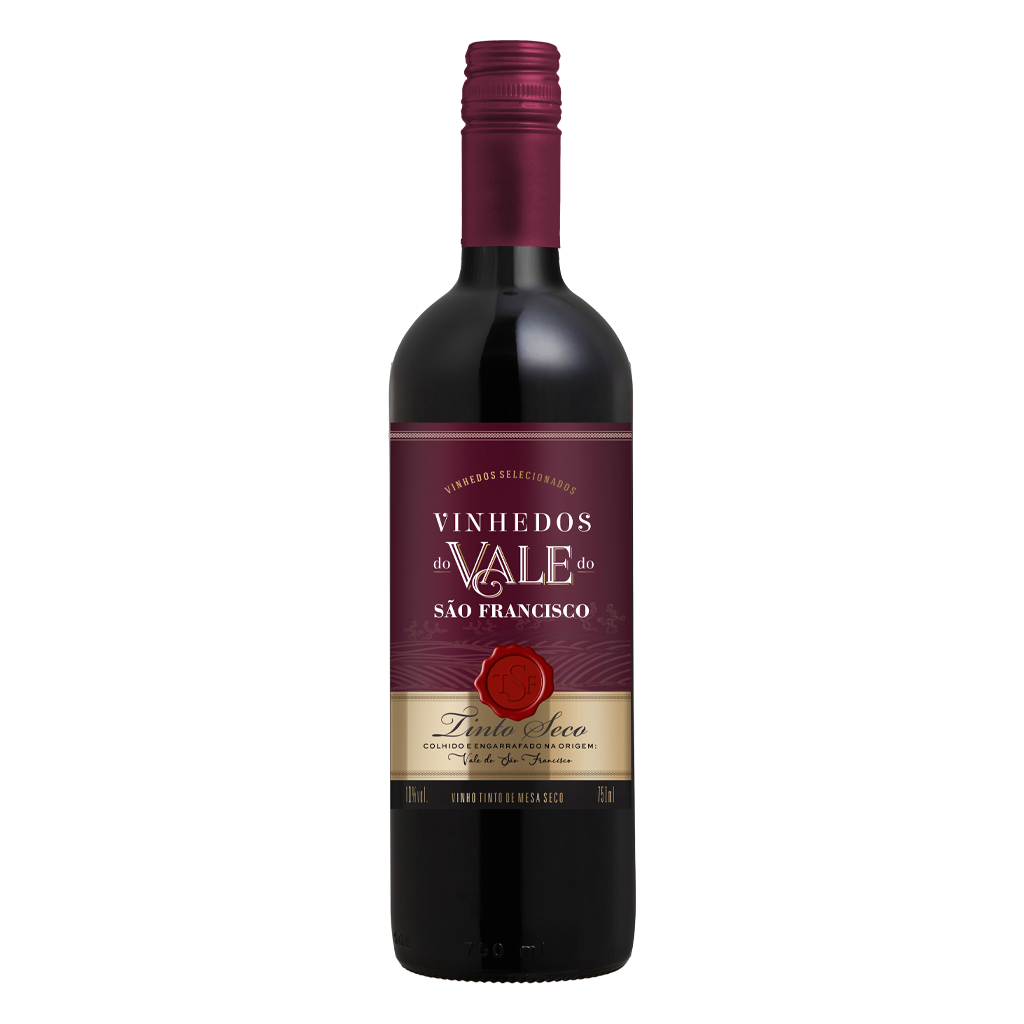 Vinho Tinto de Mesa Seco Vinhedos do Vale São Francisco 750ml