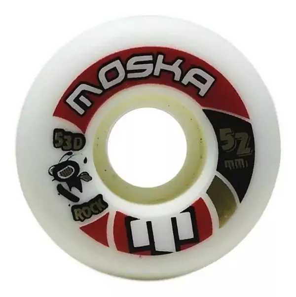Roda Moska Wheels 52mm Branca