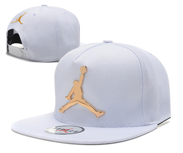 Boné Jordan - Branco e Dourado - CADASTRO EXPRESS