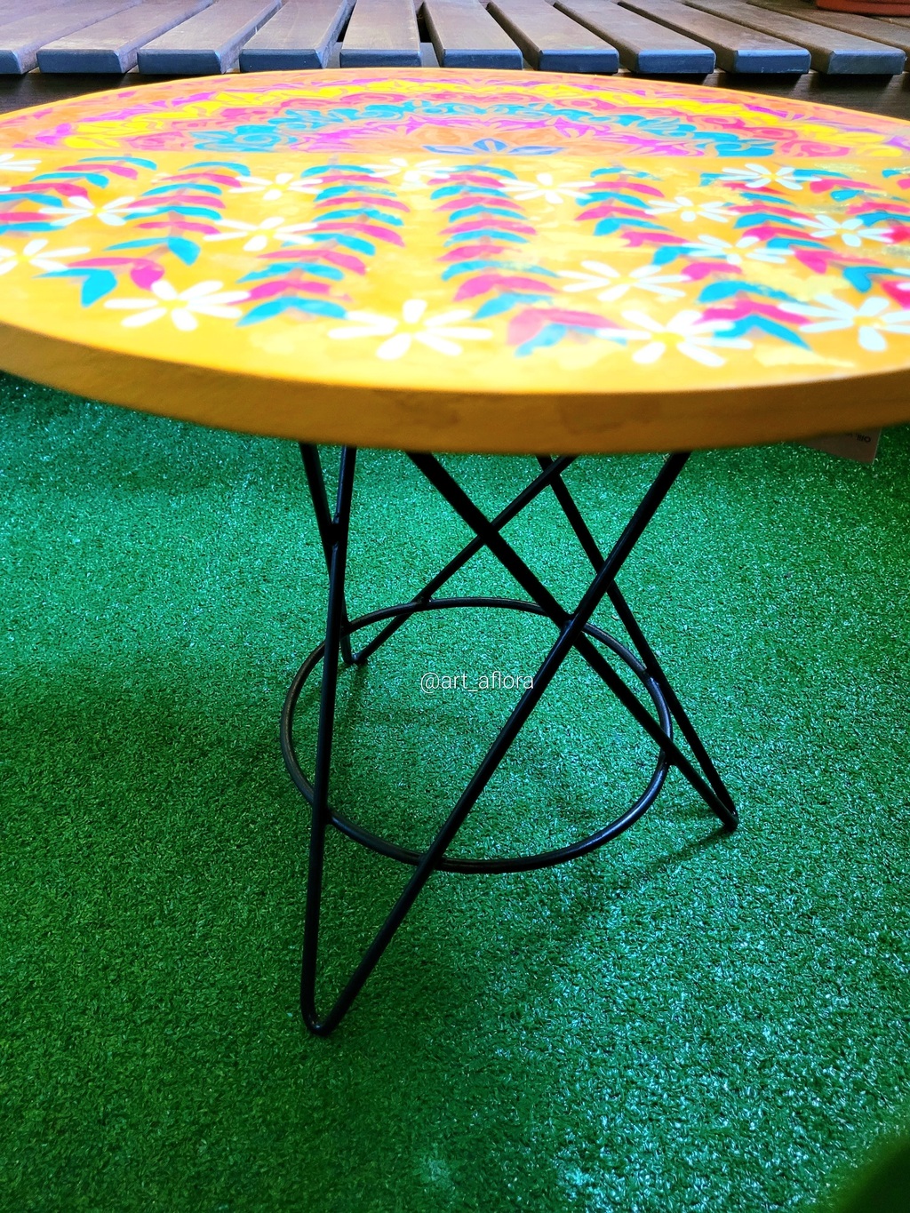 Mesa Aesthetic Indian Metalon - Ateliê Art Aflora