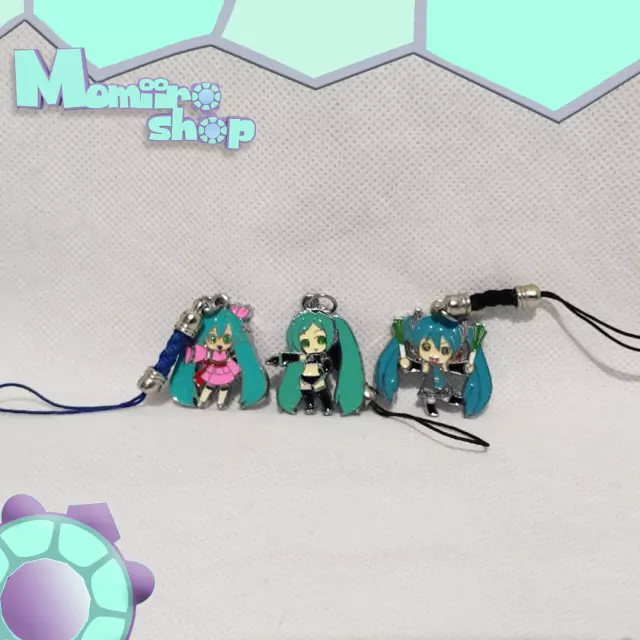 Set de 3 Straps Metálicos - Hatsune Miku - Vocaloi