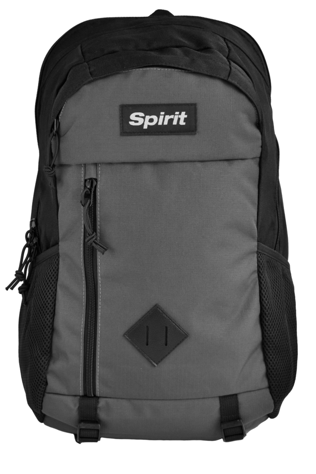 Mochila Spirit Block Gris Ocuro Porta Notebook - SPIRIT