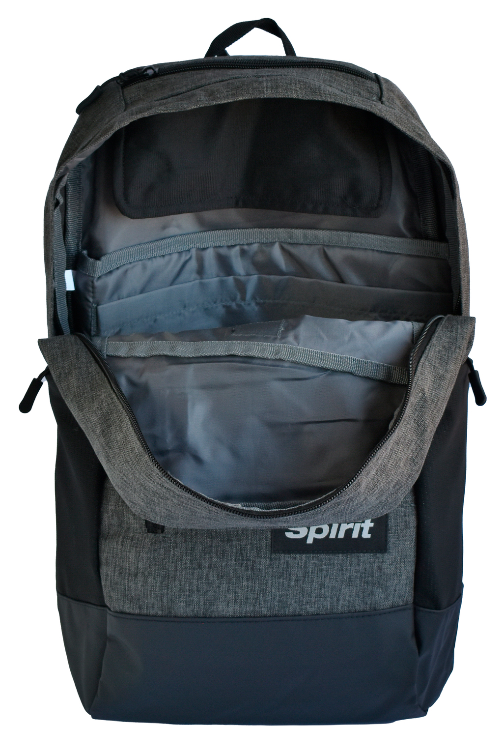 Mochila Spirit Crew Gris Oscuro Porta Notebook - SPIRIT
