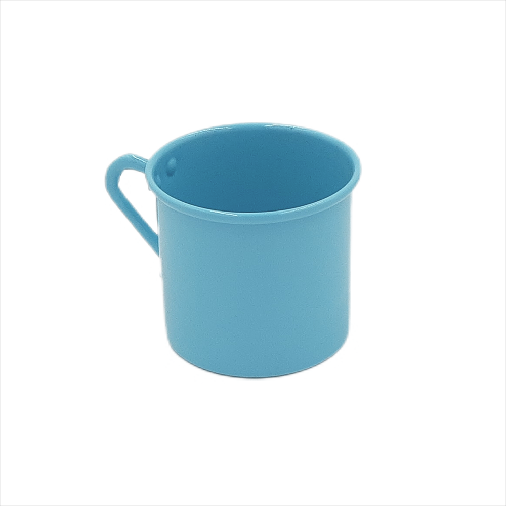 CANECA ALUMÍNIO 400ML É DE CASA AZUL TIFFANY