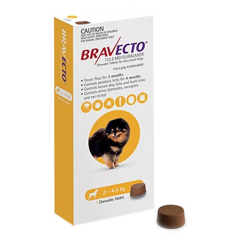 Bravecto 500 mg x 1 tableta (De 10 kg a 20 kg)