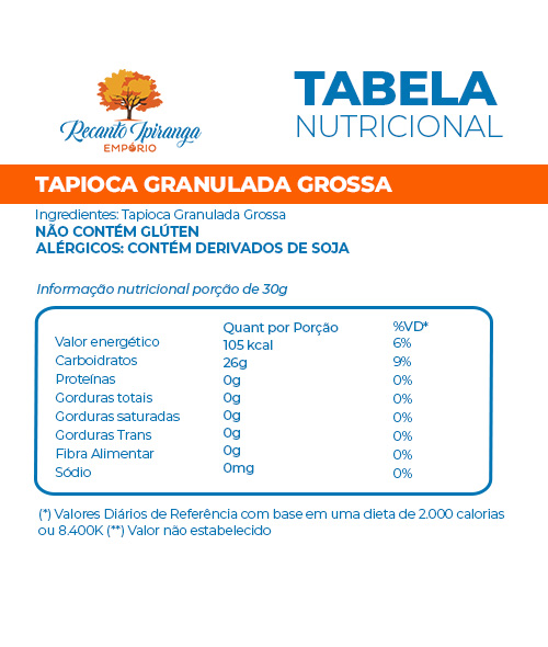 Tapioca Granulada Grossa