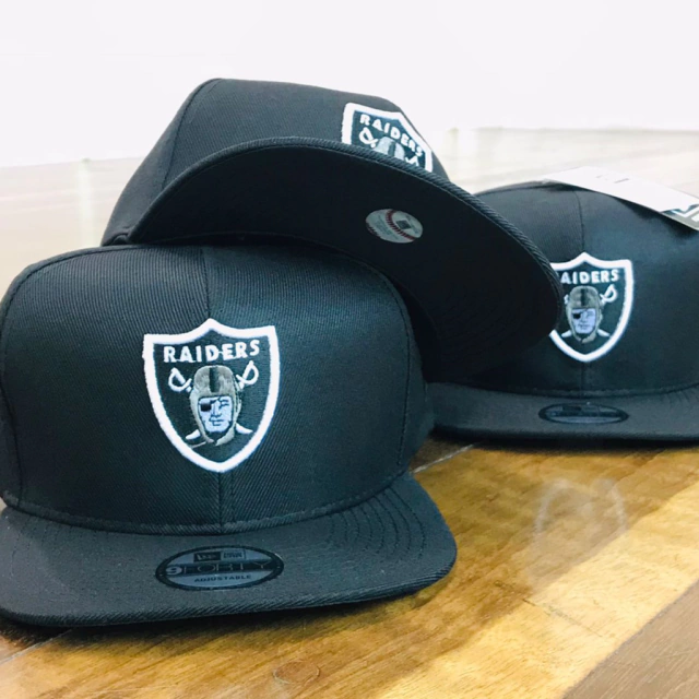 Boné Raiders Aba Reta Preto - Comprar em ABC BONÉS