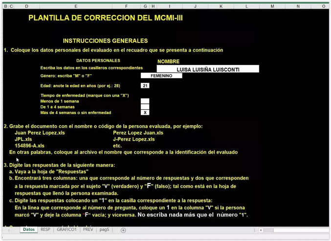 inventario millon, mcmi