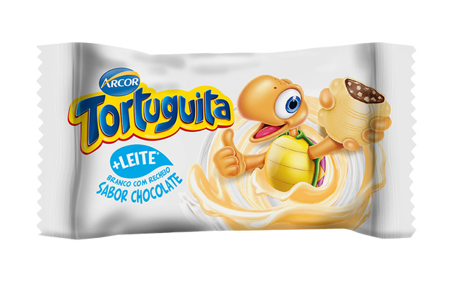 Tortuguita Chocolate Com 24un Arcor Caixa Display Sabores