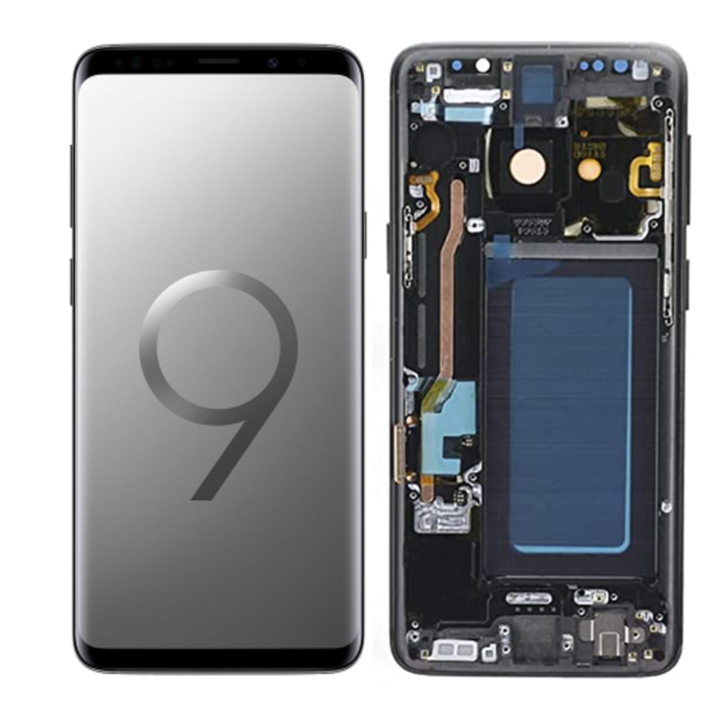 Frontal Sam S9 Plus G965 Original Com Aro - PrataCell