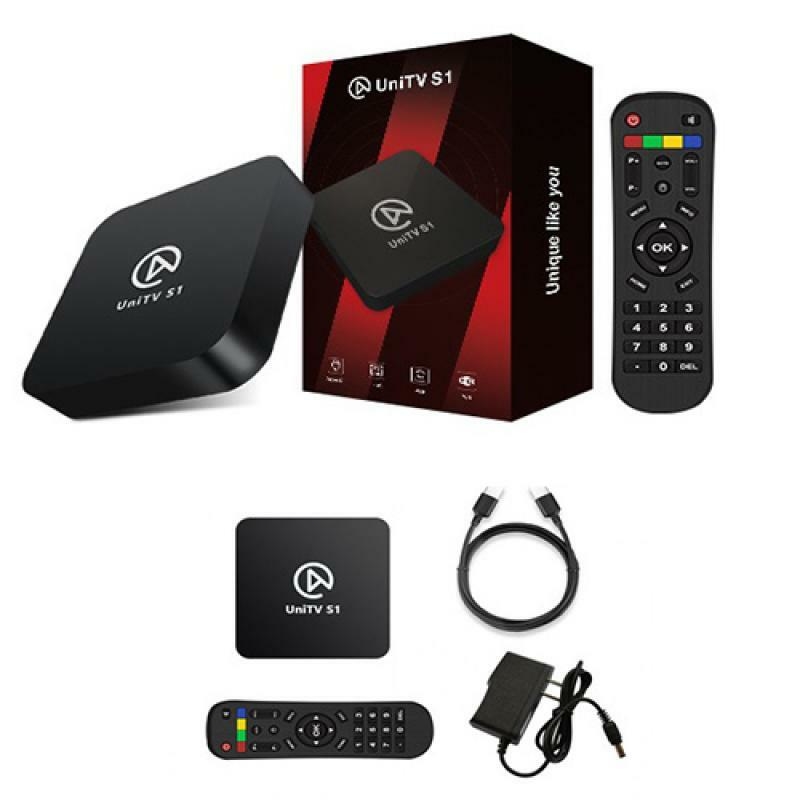Receptor UniTV S1 4K Ultra HD Wi-Fi Iptv Android