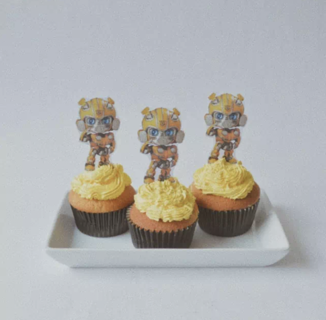 Cupcakes banderín de figura - Estefi Pastelería