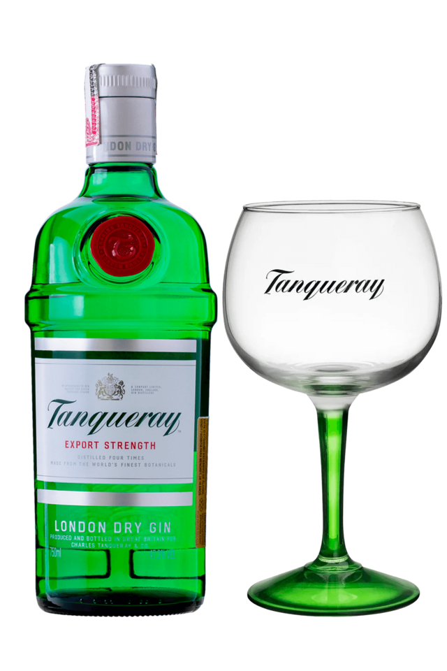 Gin Tanqueray London Dry 750ml com Taça - Super Adega