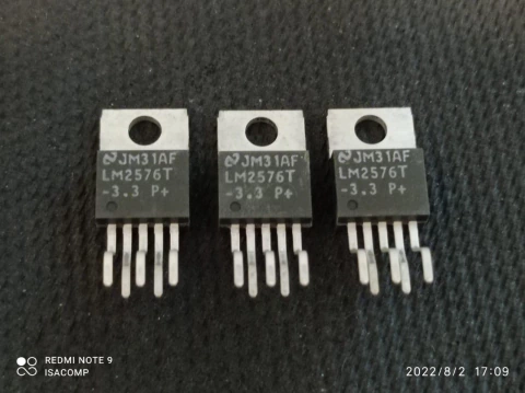 Circuito Integrado Lm2576t-3,3v Lm2576 Regulador 3amp National